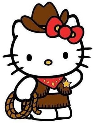 Western hello kitty | BandA molds and more, LLC Average TAT 5-7 ...