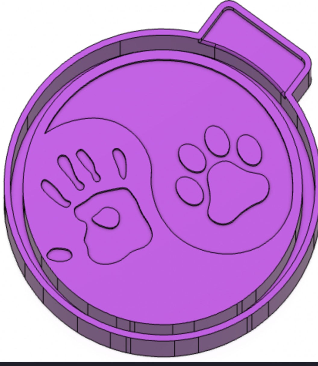 Yin Yang hand paw | BandA molds and more, LLC Average TAT 5-7 business ... Yin Yang hand paw | BandA molds and more, LLC Average TAT 5-7 business ...