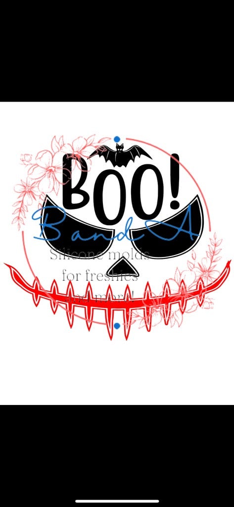 Boo skellington | BandA molds and more, LLC Average TAT 5-7 business ...